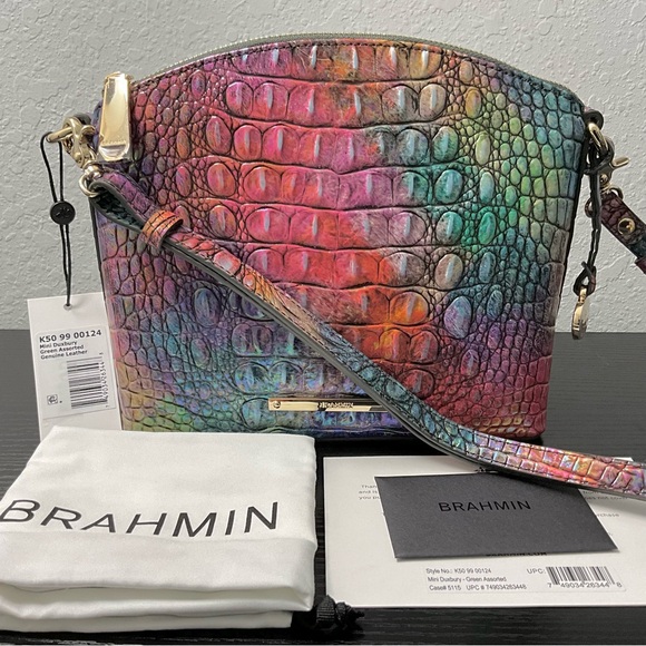 Brahmin | Bags | Brahmin Mini Duxbury Argyle Melbourne Genuine Leather ...